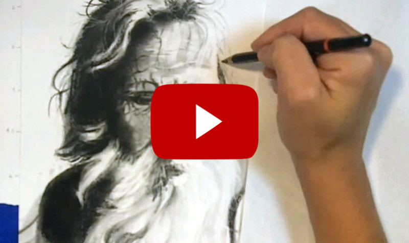 How To Draw A High Contrast Portrait - Drawing Made Easy