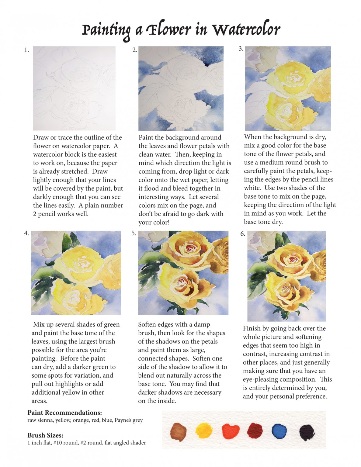 Members - Painting Flowers - Drawing Made Easy